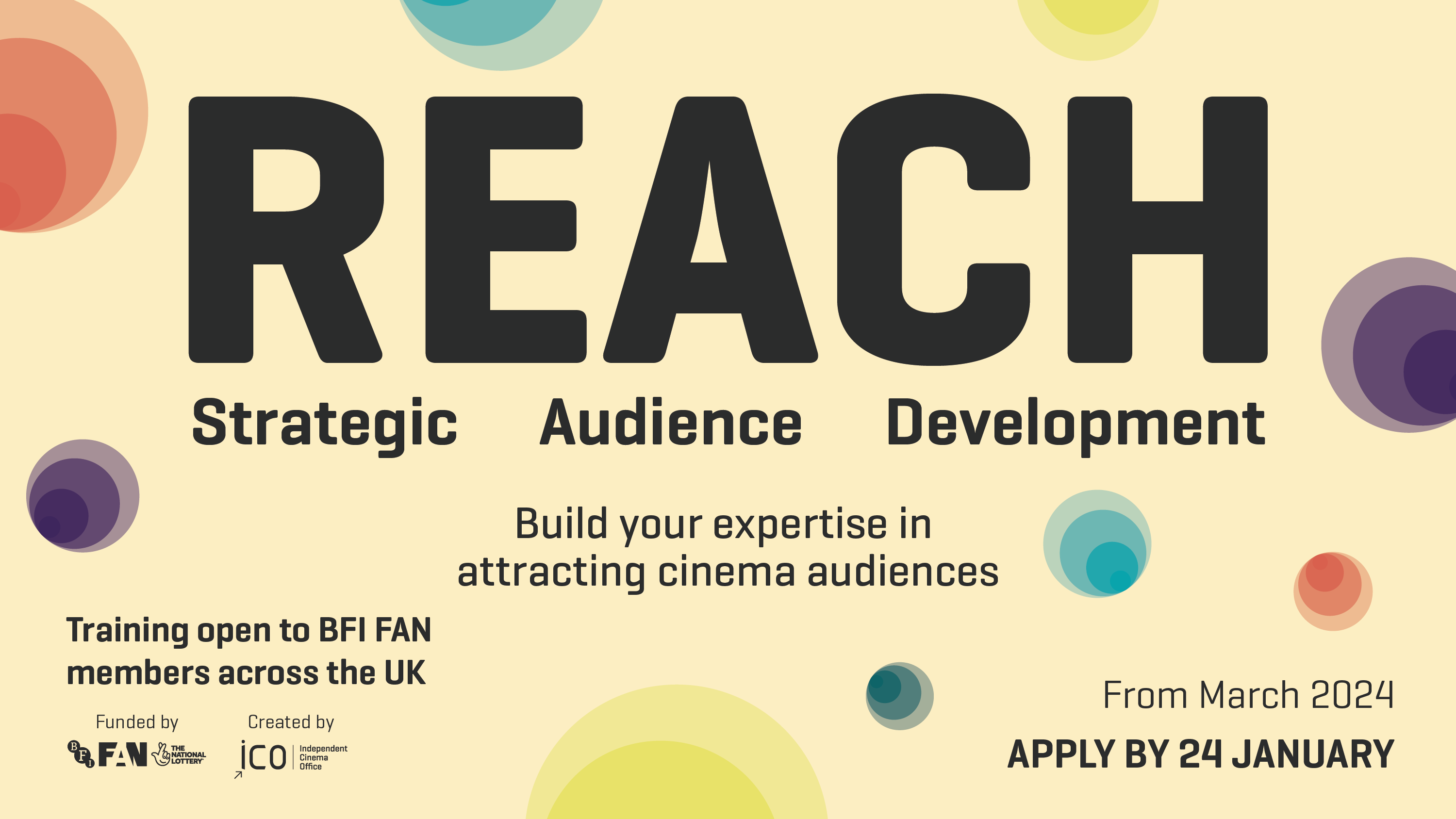 Applications are now open for REACH: Strategic Audience Development ...